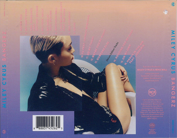 Miley Cyrus Bangerz; Deluxe Version : Back | CD Covers | Cover Century ...